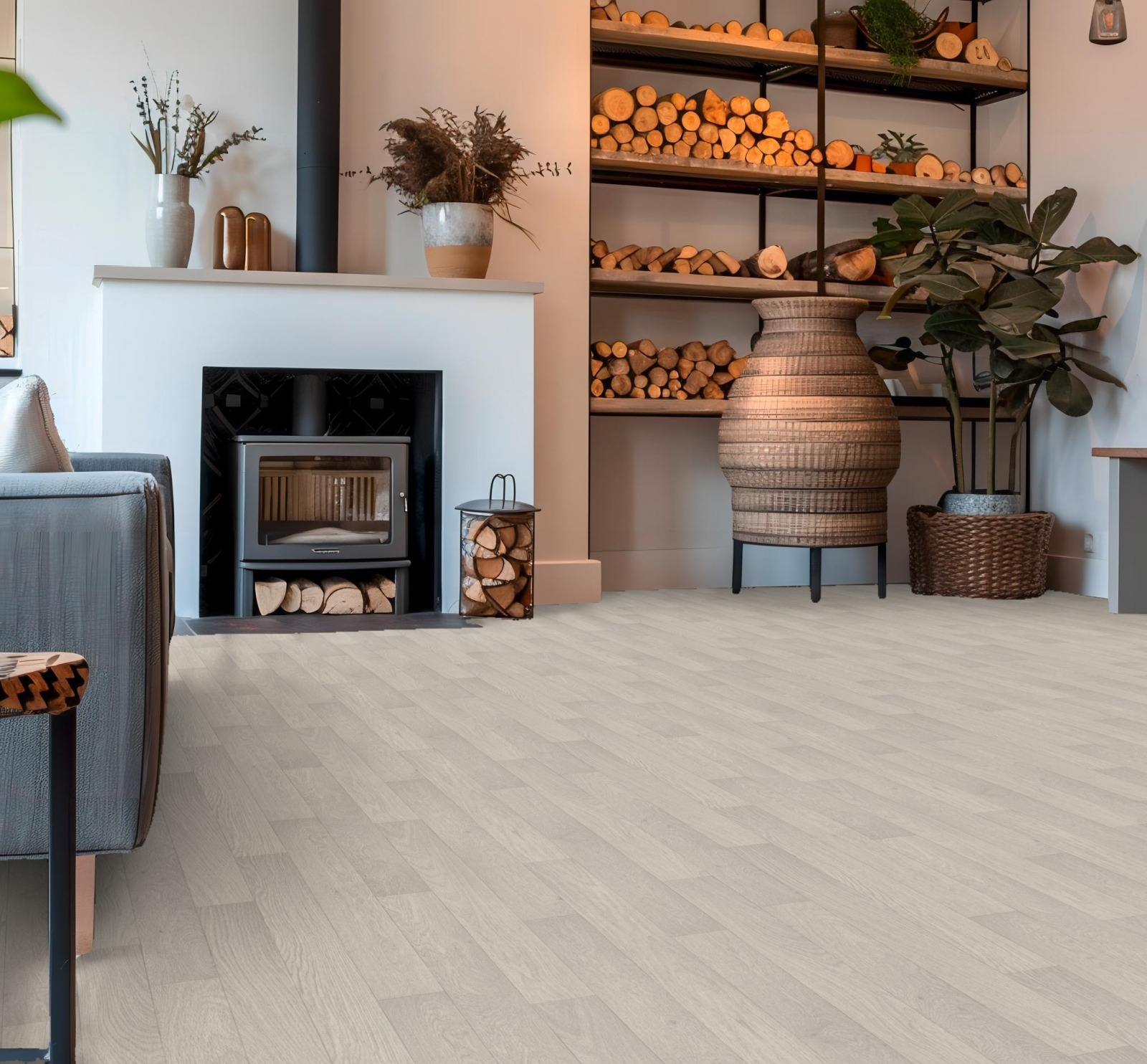 Light Grey Oak 4M (ELES2007) - STS Flooring